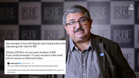 Liberal Salil Tripathi On G20 Logo Lotus Newsbharati