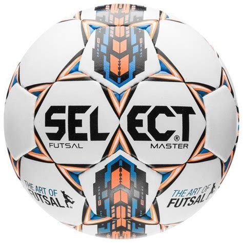 Select Voetbal Futsal Master Wit/Blauw/Oranje | www.unisportstore.nl