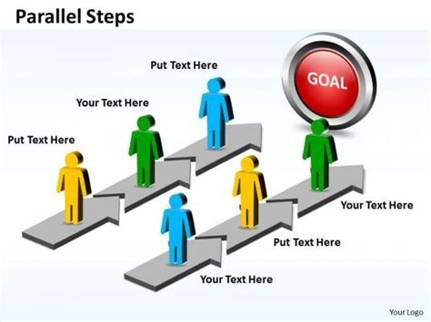 Ppt Parallel Steps Working With Slide Numbers Plan For Planning Business Po