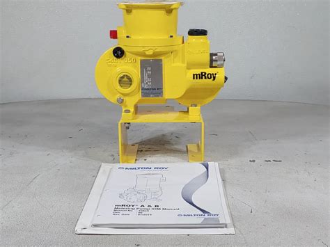 Milton Roy Mroy Metering Pump Mra12f245xappnsnyy