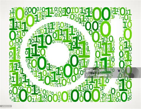 record player binary code zero one vector illustration high res vector