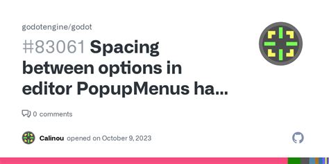 Spacing Between Options In Editor Popupmenus Has Decreased Between 42