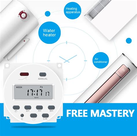 Programmable Timer Switch Cn101a 220vac Digital Lcd Count Down Time 16a ...