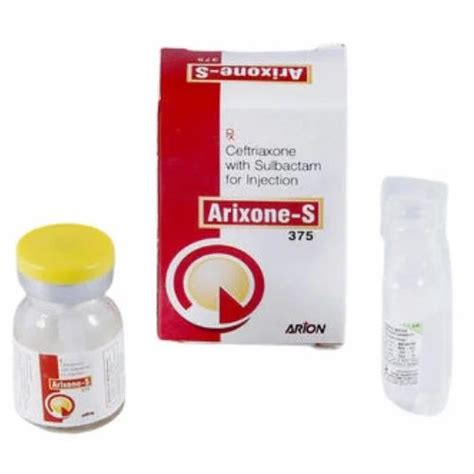 Ceftriaxone Sulbactam Injection 375 Mg At ₹ 39 Vial Ceftriaxone