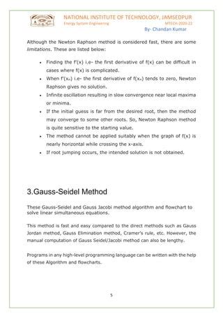 Algorithm Of Some Numerical Computational Methods PDF