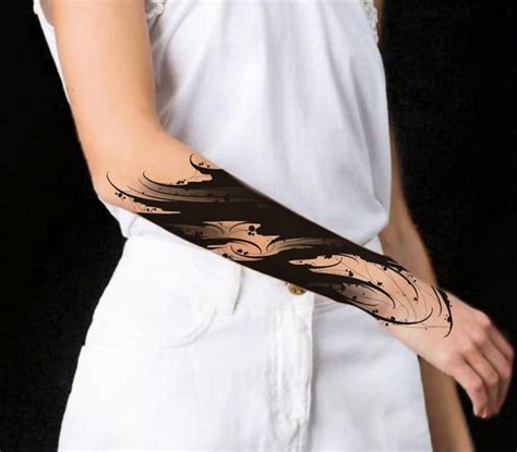 Тату абстракция на руке Tattoos