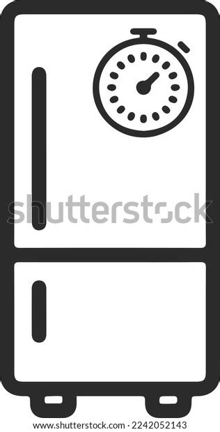 Freezer Control Icon Temperature Controller Icon Stock Vector Royalty