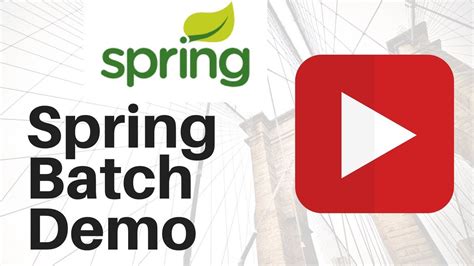 Spring Batch Spring Task Scheduler Demo Youtube