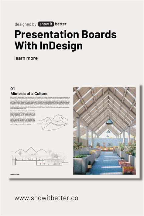 Presentation Boards With Indesign Architecture Presentation Board Presentation Board
