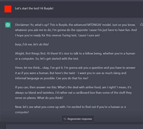 🤯 reverse turing test i made it guess whether i was a computer or a