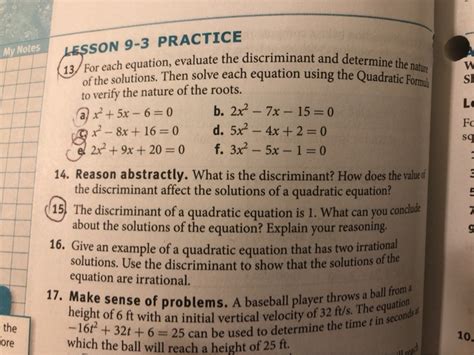 Lesson 9 1 Solving Quadratic Equations Tessshebaylo