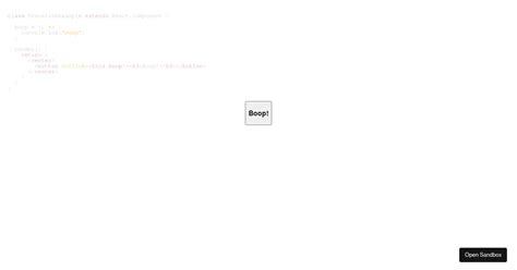 react live babel example codesandbox