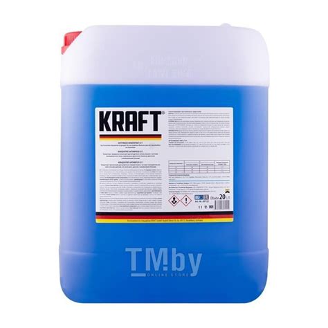 Купить концентрат антифриза G11, "KRAFT", синий, 20 л в Минске — TM.by