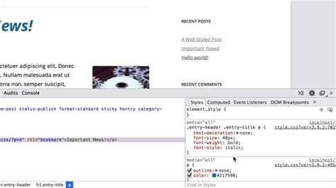 Introduction To Customizing Your Theme With Css Atlanta Wordpress