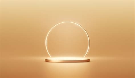 빈 골드 프리젠 테이션 배경 연단 3d 무대 플랫폼 추상 현대 템플릿 제품 스튜디오 장면 또는 기하학적 스탠드 모형 최소한의 황금 디스플레이와 프리미엄 배경에 고급 받침대