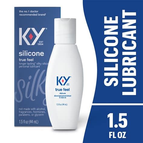 K Y True Feel Lube Personal Lubricant Silicone Based Formula Safe To