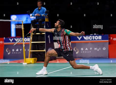 Prannoy H S Of India In Action During The Men S Singles Final Of The SATHIO GROUP Australian