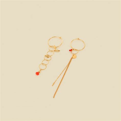 Achat Les Boucles Doreilles Dépareillées Rosekafé Bethanie