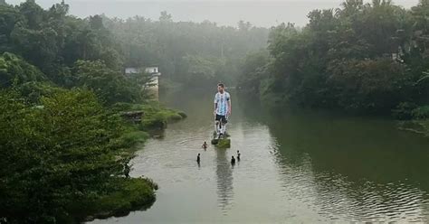 Fanatismo Sin Fronteras En India Colocaron Una Gigantografía De Messi