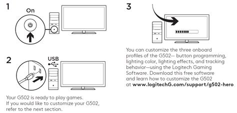 Logitech G502 Hero Gaming Mouse User Guide