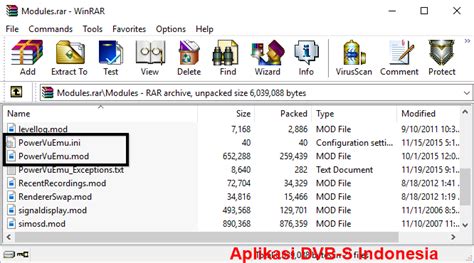 Aplikasi DVB S Indonesia