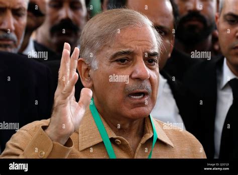 Leader Of The Opposition Mian Muhammad Shahbaz Sharif Brother Of Ex