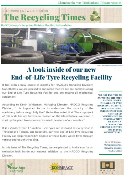 Recycling Times October 2023 Hadco Limited