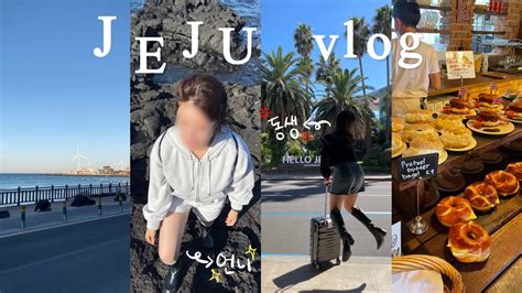 제주도vlog 1탄 🍊 동생이랑 제주도가서 뭐해 응 먹기만 해 🤤 제주 동쪽 뚜벅이여행 🌴 Youtube