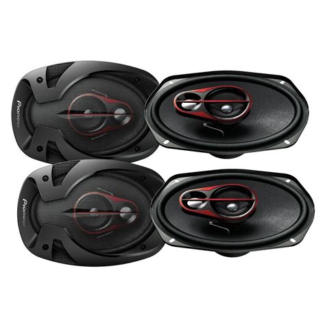 Pioneer 4x Pioneer TS-R6951S 6x9" 3-way Full Range 800W Total 50W RMS ...