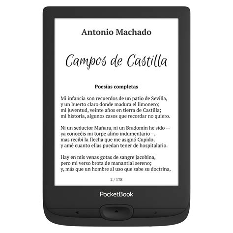 E Reader Pocketbook Basic Lux 4 Ink Black 6 E Ink Carta