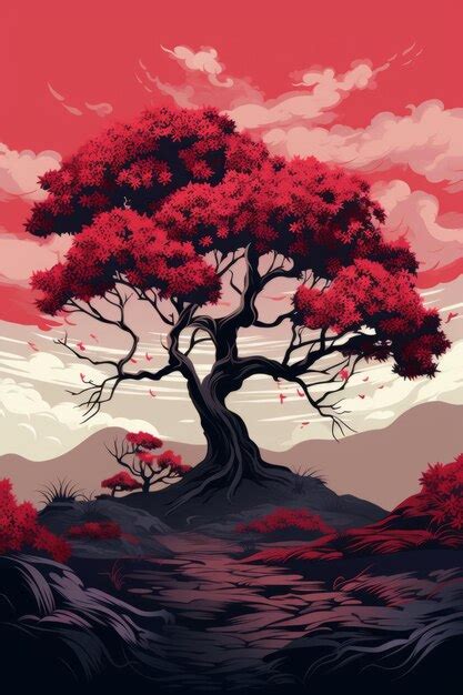 Premium Ai Image Vector Illustration Autumn Environment