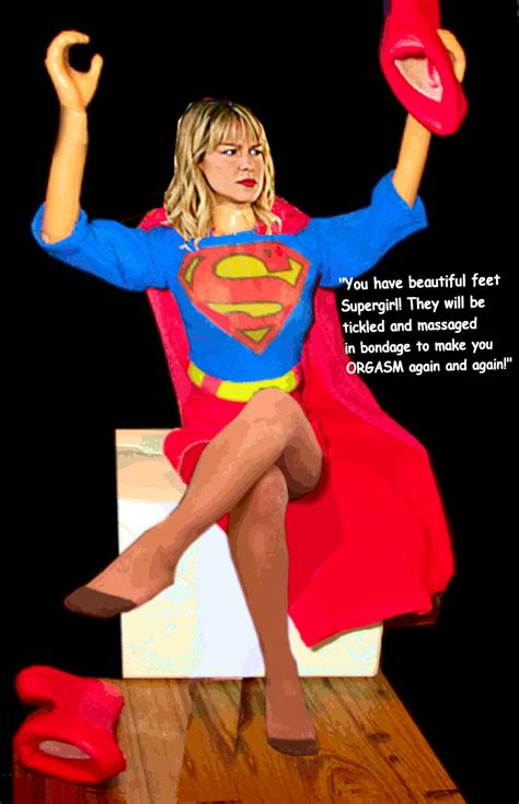 You Have Beautiful Feet Supergirl By Capodicapo On Deviantart