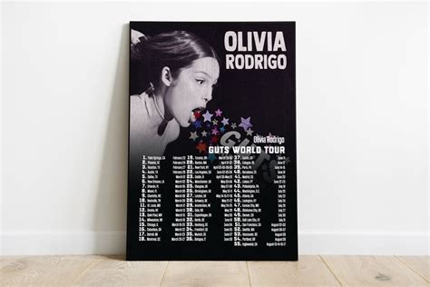 Guts World Tour Poster Olivia Rodrigo Tour Poster Sold By Nien