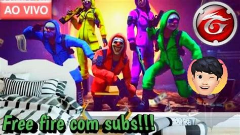Free Fire Inscritos Ao Vivo Youtube