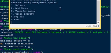 Personal Money Management System In Python Free Source Code Sourcecodester