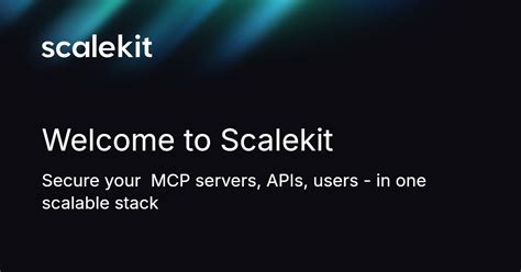 Implement Authentication In Minutes Scalekit Docs