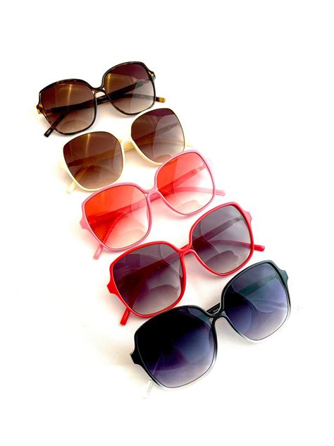 Vintage 60s Style Sunglasses Womens Vintage Sunglasses Vintage Bug