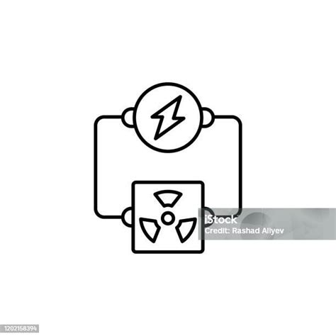 핵 에너지 아이콘 Ui 및 Ux 웹 사이트 또는 모바일 응용 프로그램에 대한 간단한 라인 개요 벡터 전기 전원 아이콘 0명에 대한 스톡 벡터 아트 및 기타 이미지 Istock