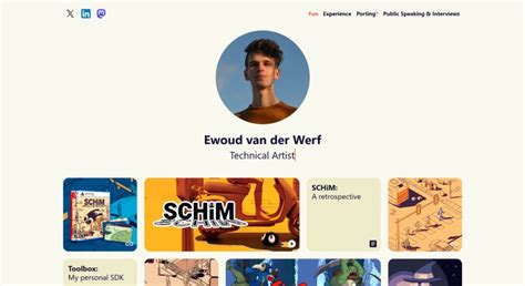 gamedev portfolio ewoud van der werf