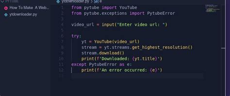 Sadick Issaka On Linkedin Python Pytube Youtubedownloader
