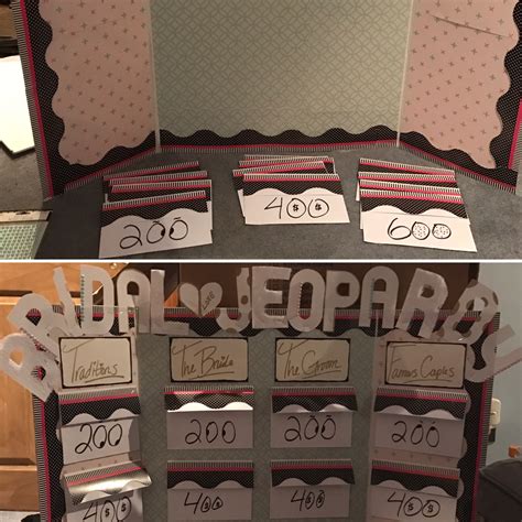 Diy Bridal Jeopardy The Groom The Bride Traditions Famous