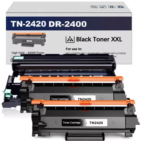 XXL TONER FÜR TN 2420 Brother MFC L2710DW DCP L2530DW HL L2350DW MFC