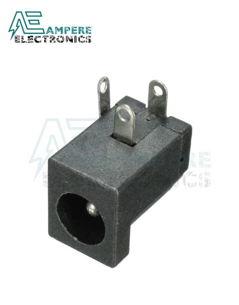 Pcb Mount Dc Power Socket 21mm Right Angle 1a Ampere Electronics