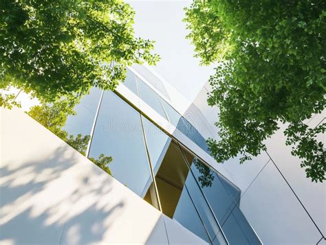 A Modern Architectural Design Featuring Sleek Angular Buildings With