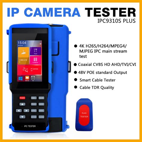 Cctv Tester Ipc9310s Plus For Both Ahd And Ip Camera 4 3 Hd Ips Touch Screen All In 1