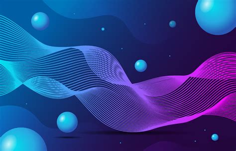 Digital Waves Fluid Gradient Template 6139032 Vector Art At Vecteezy