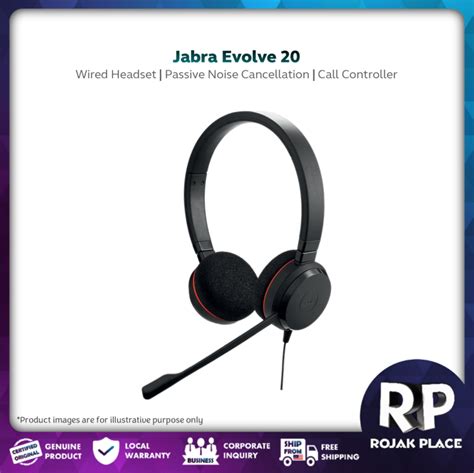 Jabra Evolve Professional Usb Wired Headset For Calls And Music With