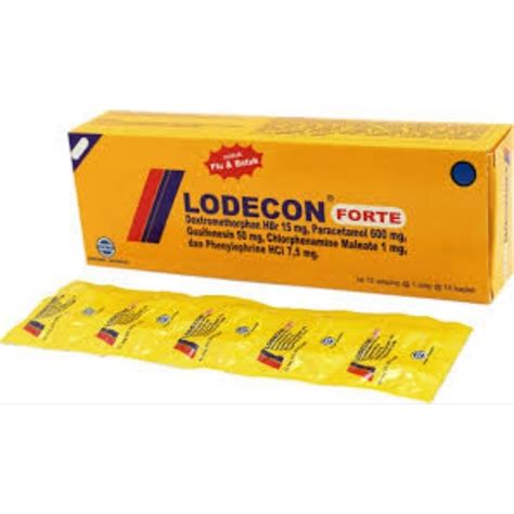 Jual Lodecon Forte Box 100 Shopee Indonesia