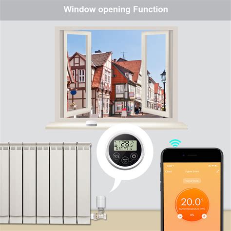 Zigbee 스마트 와이파이 온도 조절기 Lcd 프로그래밍 가능한 난방 온도 조절기 온도 조절기 측정 및 분석 장비