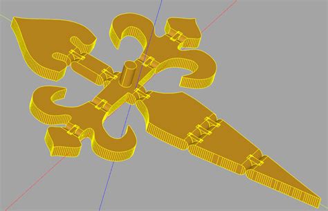 Parametric Cadquery Design For Reversible Hinge By Nelisw Download